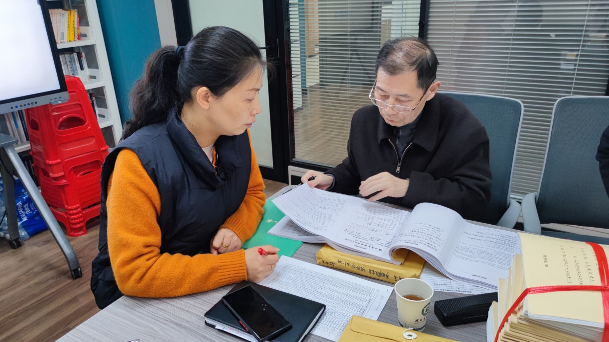 教学质量管理处对会计学院开展课程考核归档材料专项检查工作-湖北商贸学院会计学院